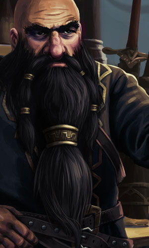 Quarter Page - Dwarven Merchant - RPG Illustration - Mindplaces ...