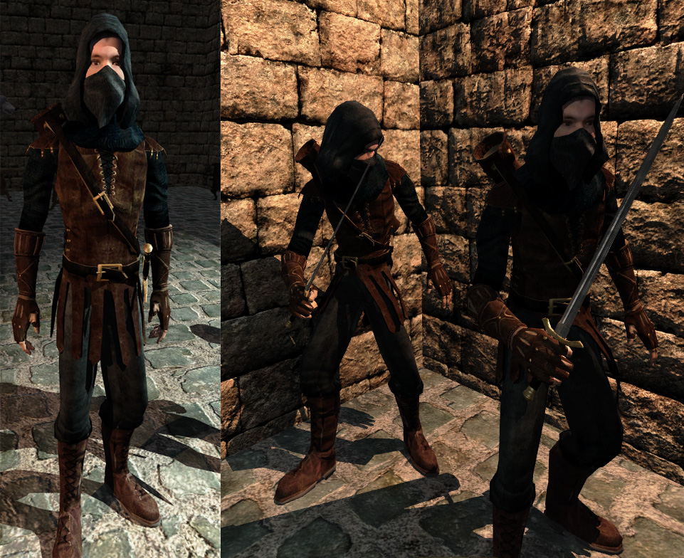 Thief rigged to new skeleton - Art Assets - The Dark Mod Forums